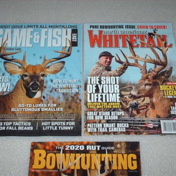 Accents | Lot Of 3 Hunting Magazines Game Fish Etc | Poshmark